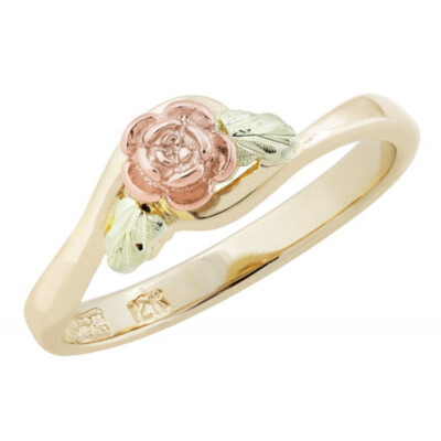 Landstrom's® 10K Black Hills Gold Rose Ring Size 7.5 FAST SHIPPING | eBay