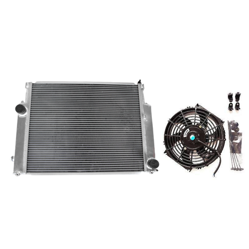 Aluminium Radiator+Fan for 92-99 BMW E36 M3/Z3 318i 318is 318ti 325i ...