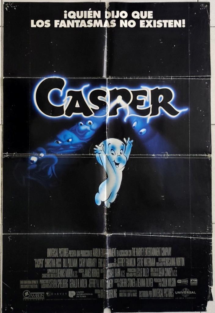 Cartoon ghost Bill Pullman & Christina Ricci CASPER original movie ...