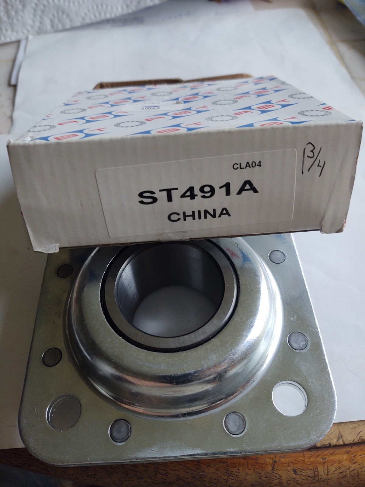 ABT / TEMCO # ST491A / 1-3/4" ROUND AG FLANGED BEARING UNIT ...