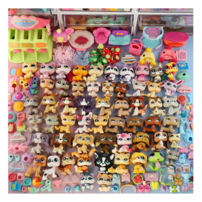Mini Pet Shop Random 3x Little Toys and Random 7x Accessories Figure ...