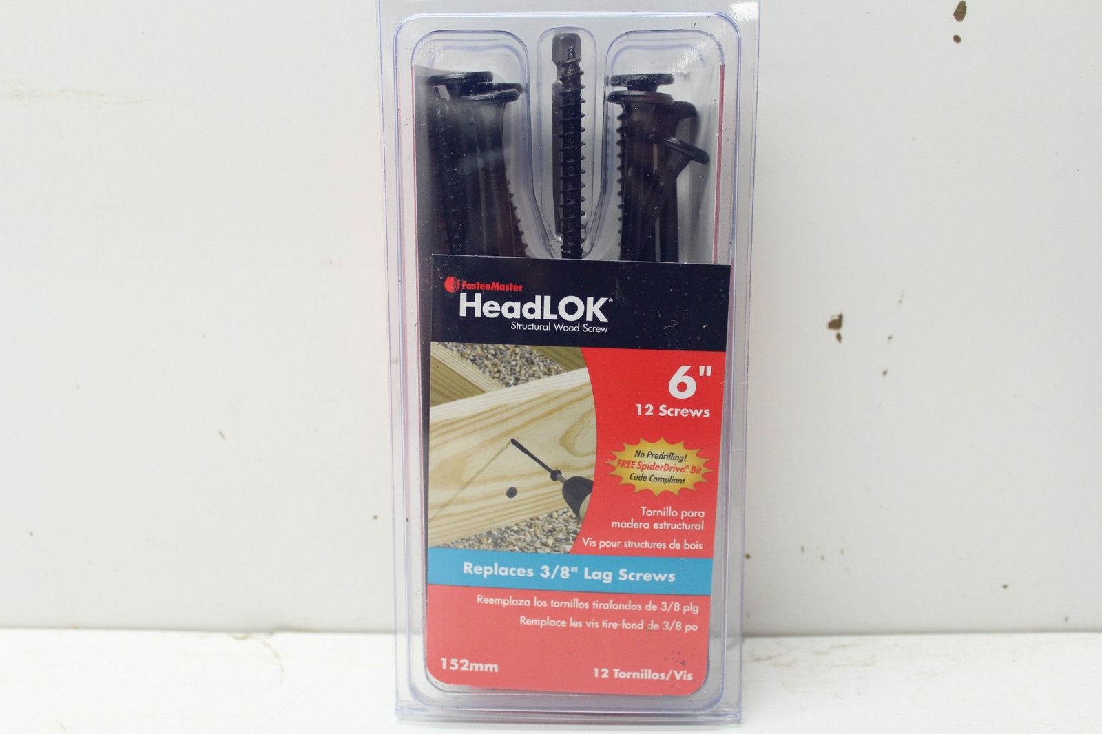 FastenMaster HeadLok FMHLGM006-12, 6 in. Heavy Duty Flathead Fastener ...