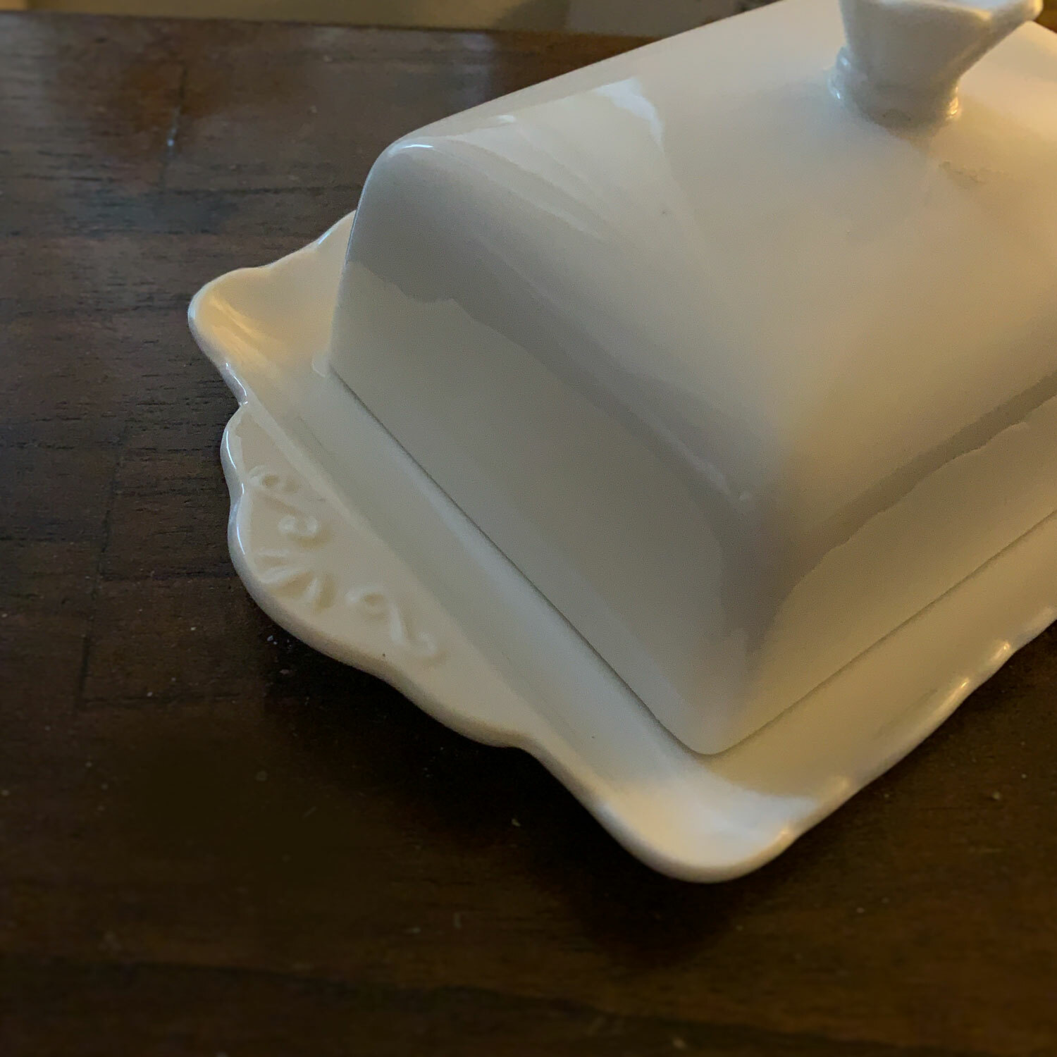 Faszinierend Butterdose Porzellan Vintage Ebenbild