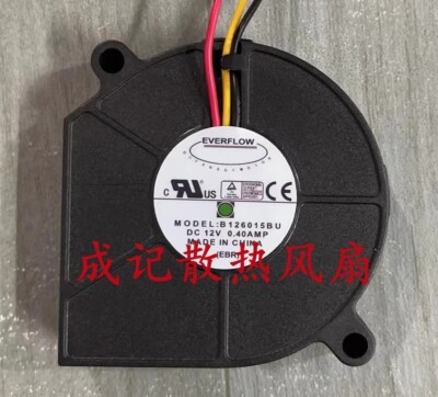 EVERFLOW B126015BU DC12V 0.40A 6CM 3-Wire CPU Turbo Cooling Fan | eBay