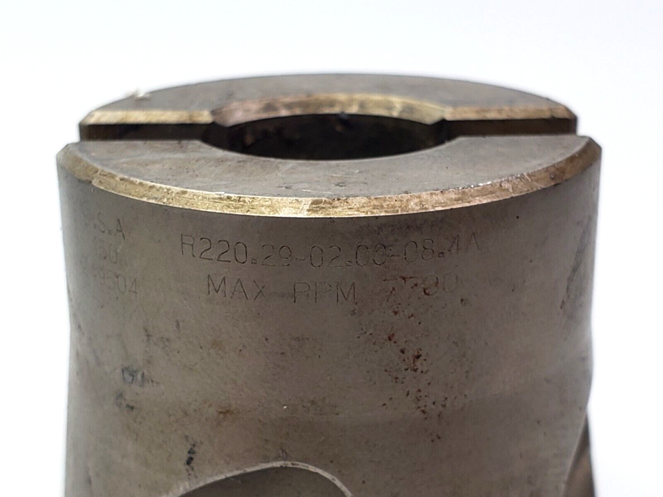 SECO 2" R220.29-02.00-08.4A Indexable Face Mill Button Milling Cutter ...