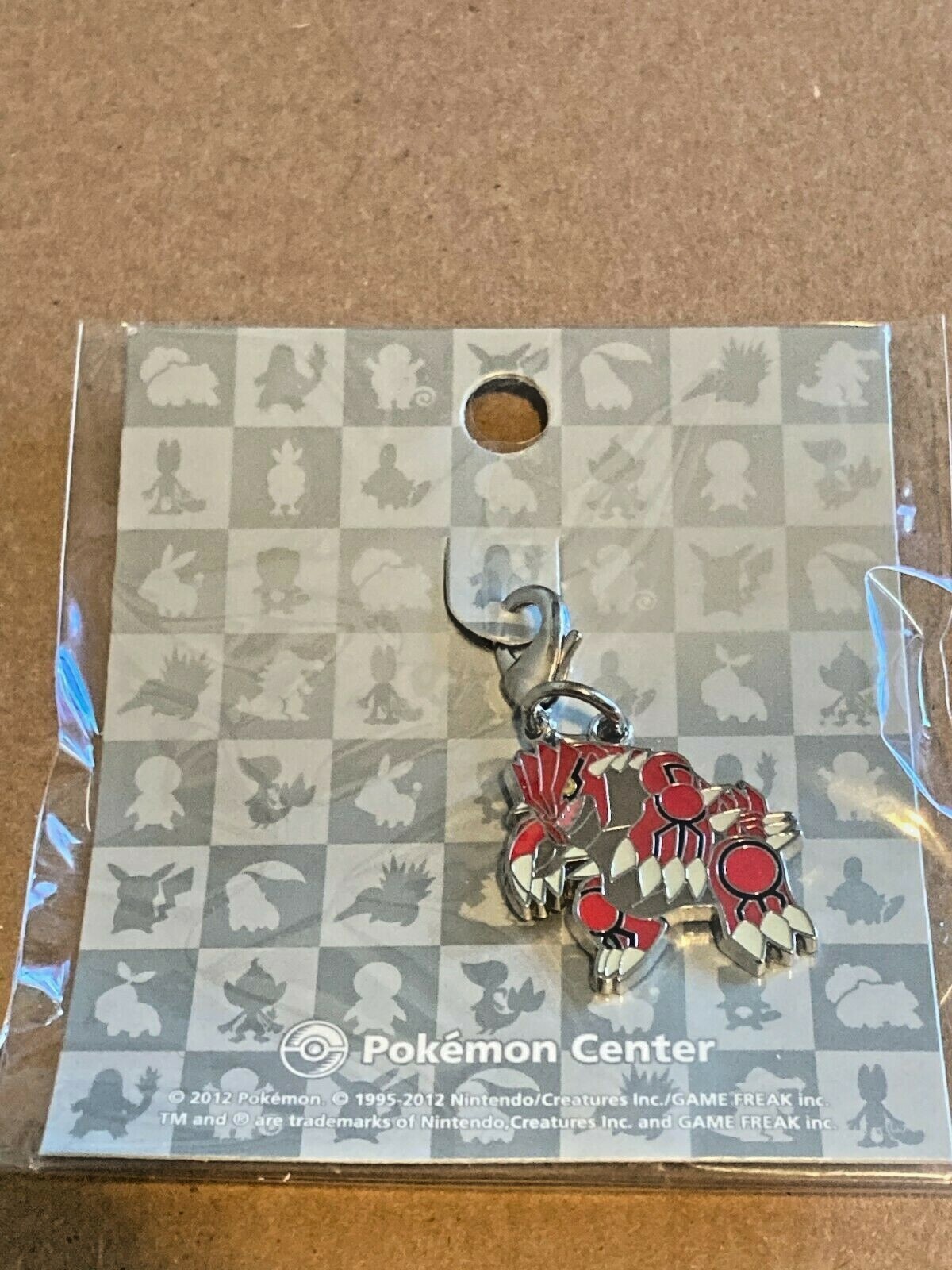 Pokemon Center Groudon Metal Keychain Charm Clip New Sealed | eBay