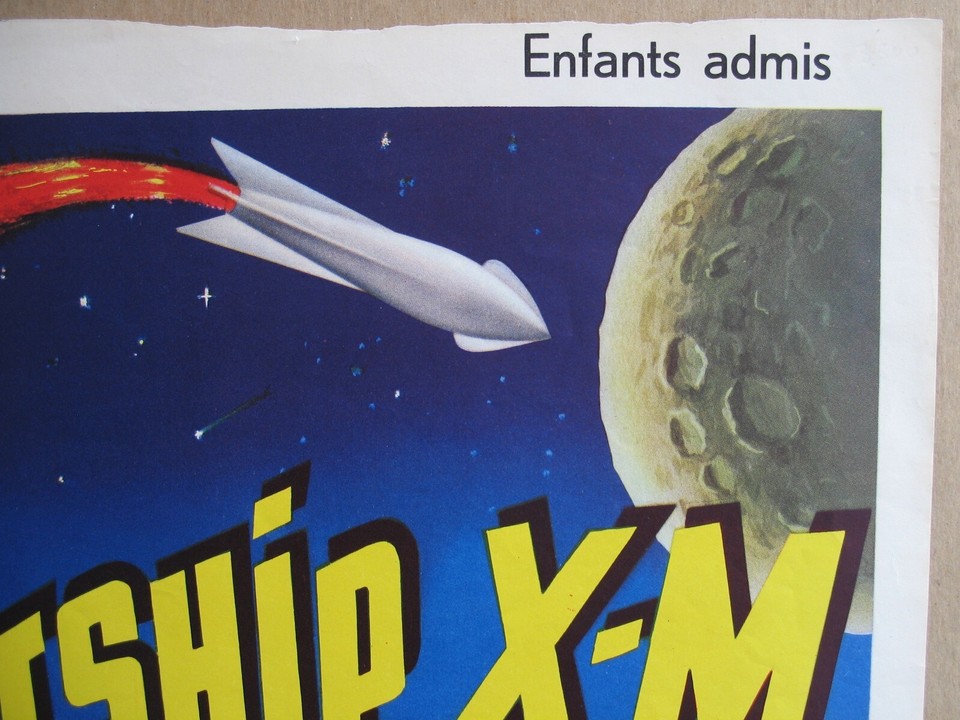 ROCKETSHIP X-M (1950) Belgian Poster, Lloyd Bridges, Osa Massen, Sci-Fi ...