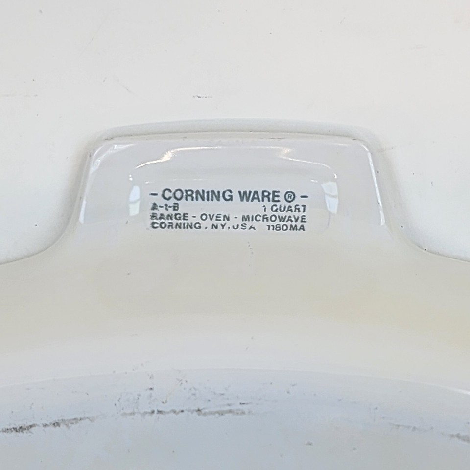 Rare Vintage Corning Ware 1180 MA STAMP L'Echalote A-1-B Spice Of Life ...