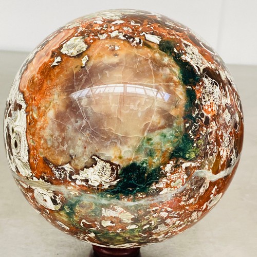 Natural Money agate Crystal Sphere Ball healing 3280G | eBay UK