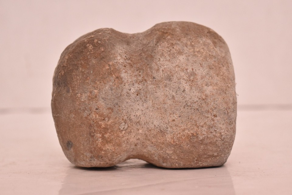 OLD Native American Indian Stone Grooved Axe Mallet Tool Head Artifact ...