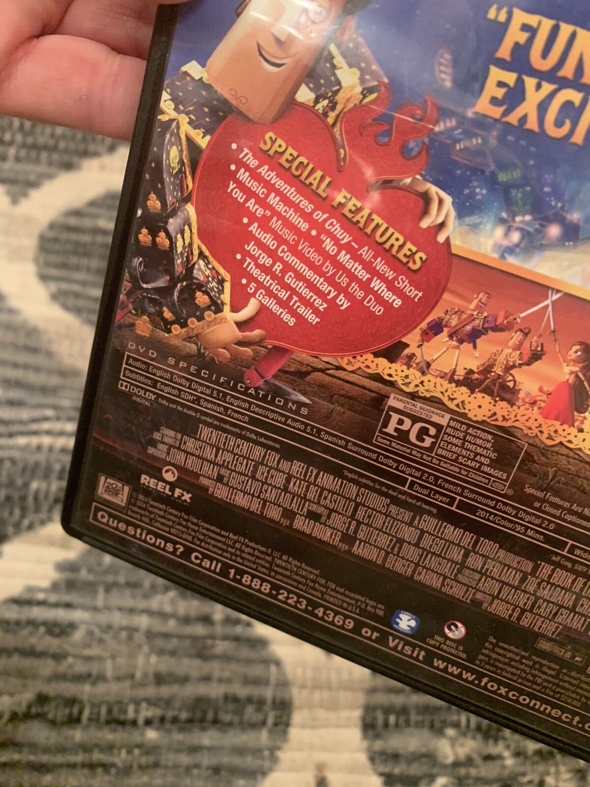 2014 The Book Of Life DVD Animated Family Movie Widescreen 24543935414 ...