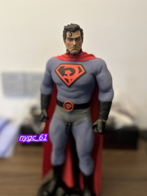 Customized 1/6 Superman Head Sculpt Body Hand type Clothes Figure Doll ...
