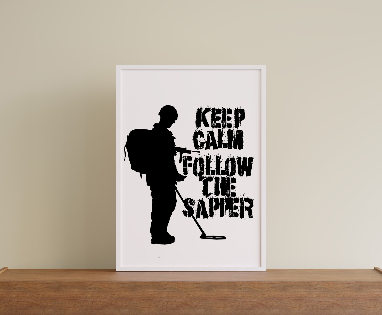 Sapper Print - Army Wall Print - British Army Sapper - A3 Art | eBay UK
