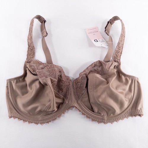 Rosa Faia Scarlett Bra 44D Dusty Rose Lace Trim Underwire Beautyfull ...