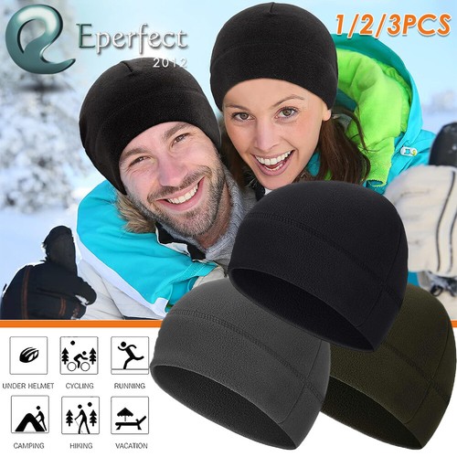 Military Tactical Skull Cap Winter Thermal Warm Fleece Windproof Ski ...