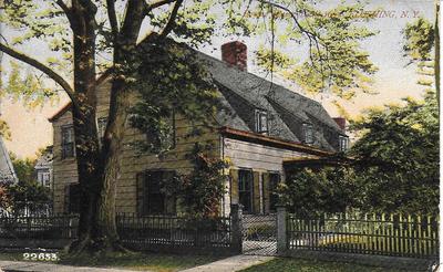 John Bowne House built in 1661 Flushing NY nice postcard postally used ...