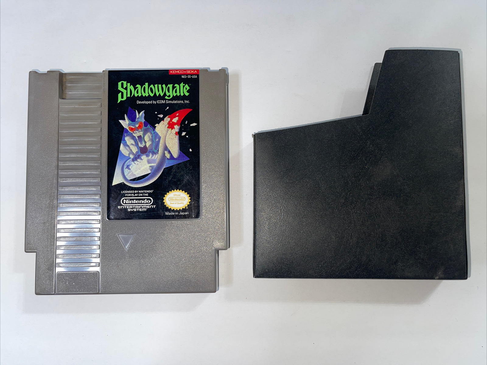 Vintage Shadowgate (Nintendo NES, 1989) Game Cartridge & Sleeve | eBay