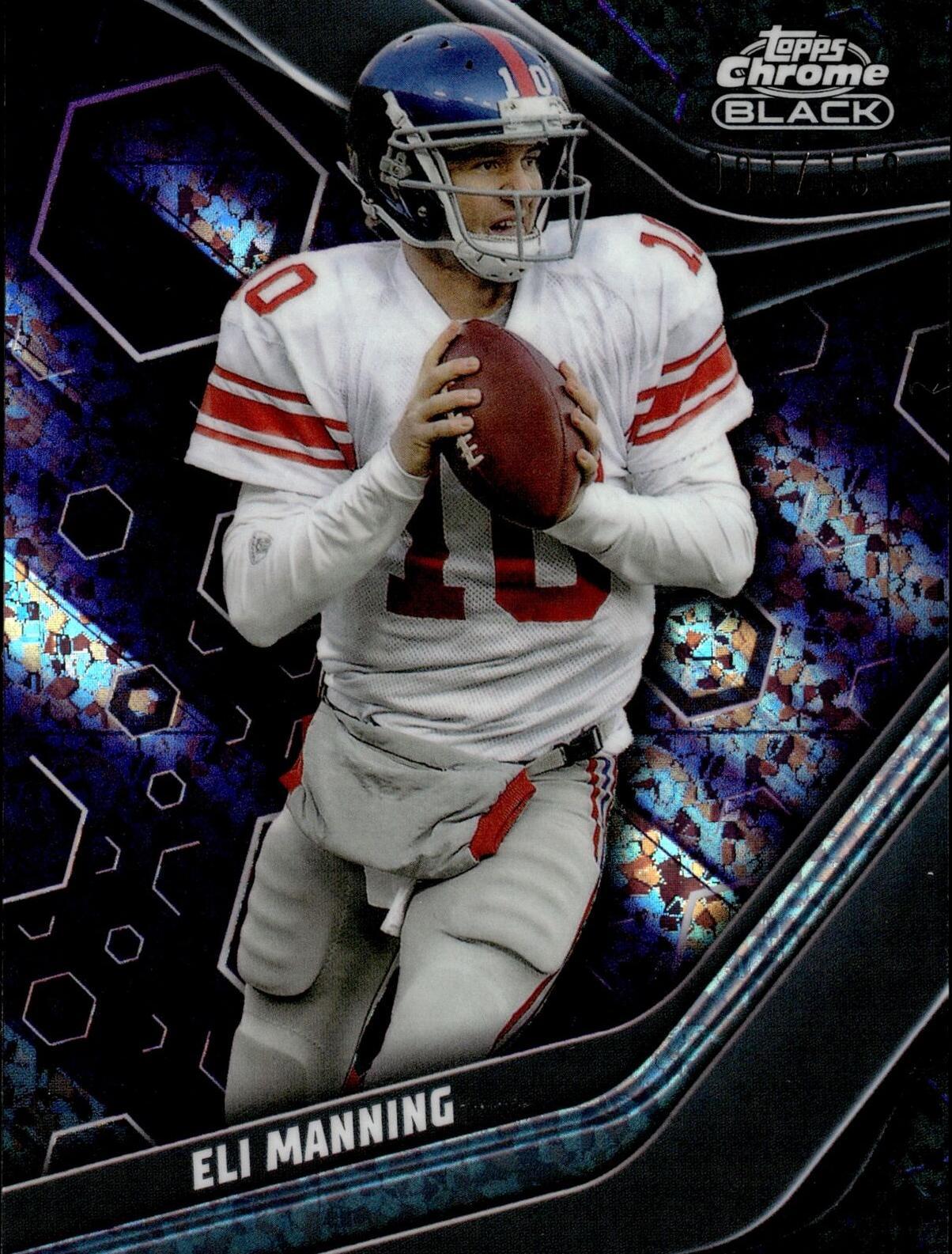 2023 Topps Composite - Topps Chrome Black Eli Manning #134 Gold ...