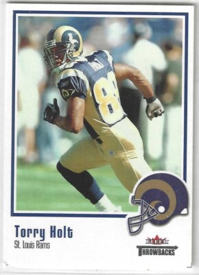 2002 Fleer Throwbacks #55 Torry Holt St Louis Rams | eBay