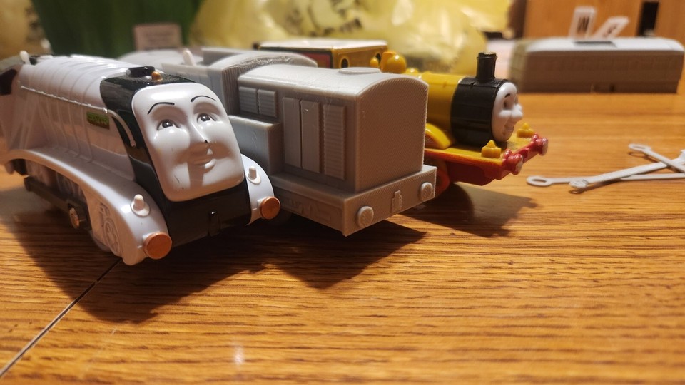 CUSTOM Trackmaster DEREK PAXMAN 3d Printed Shell Thomas Train Plarail ...