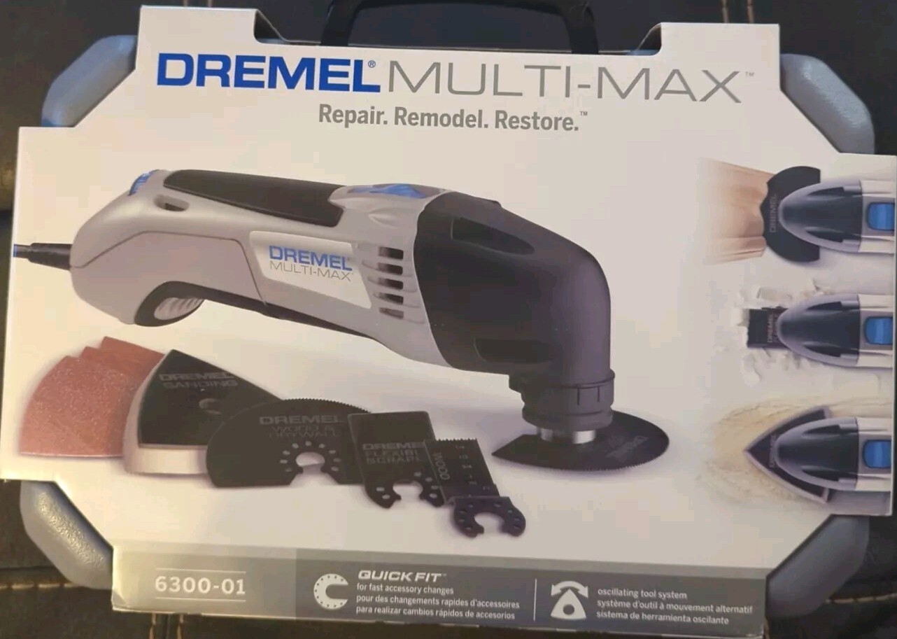 Dremel Multi-max 6300 120v Corded Rotary Oscillating Tool Kit for sale ...