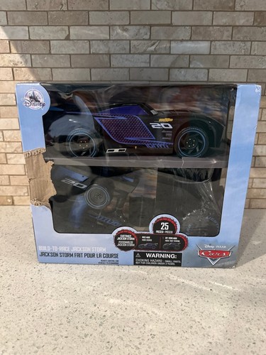 Disney Parks Pixar Cars Jackson Storm Build-to-Race Remote Car New With ...