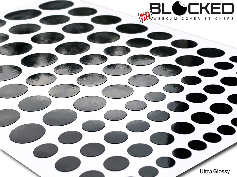 Webcam/Camera Vinyl Covers | 95 Low-Tack Restickable Webcam Stickers ...