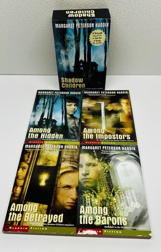 Box Set 4 SHADOW CHILDREN Books pb lot 1-4 Margaret Haddix~Among the ...