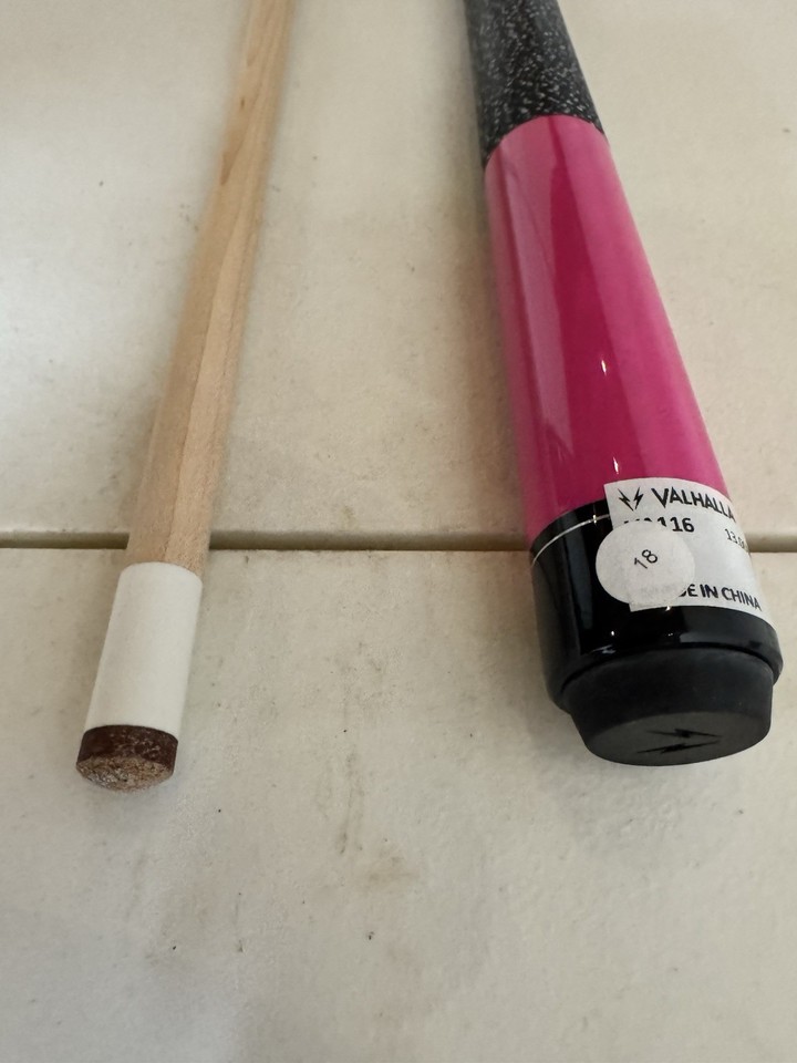 Valhalla by Viking VA116 - Pink Pool Cue - 13.00mm Shaft - 18oz | eBay