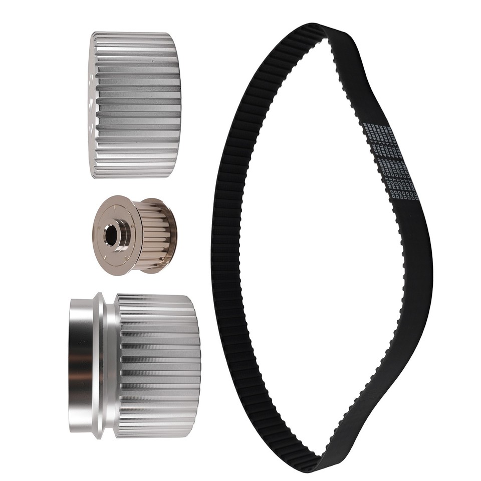 Billet Aluminum Belt Drive Pulley Kit for Chevy 283 305 327 350 383 ...