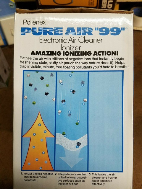 Retro Pollenex Pure Air "99" Electronic Air Cleaner Ionizer Model 1750 ...