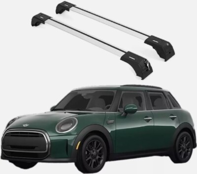 Mini Cooper Roof Rack Base & BIKE Mounts, OEM Cross Bars, F54 F55 F56 ...
