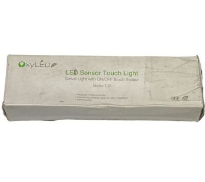 OxyLED Model T-01 LED Sensor Touch Light / Swivel Light W/ On & Off ...