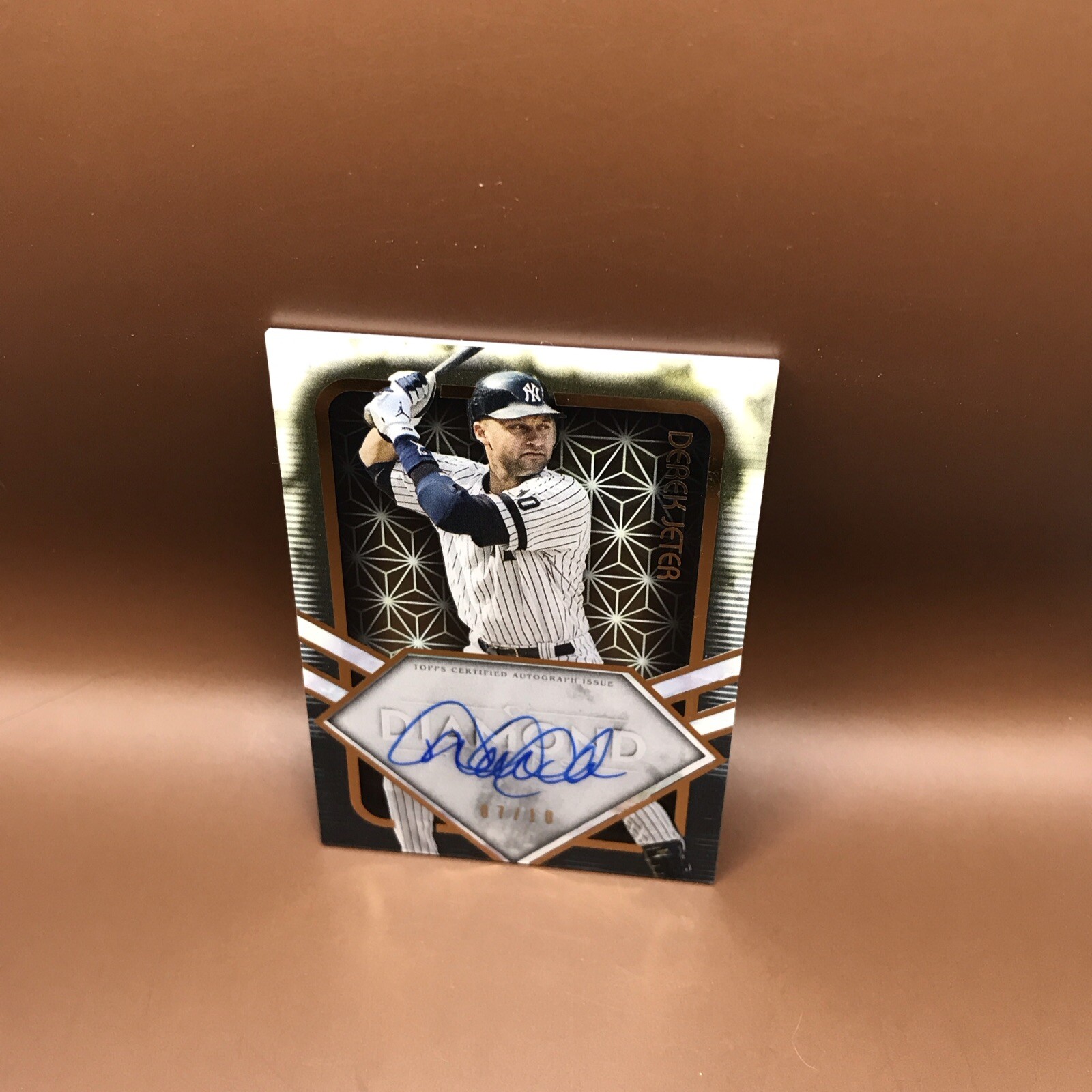 2023 Diamond Icons Derek Jeter Icons Of The Diamond Auto Autograph #0/ ...
