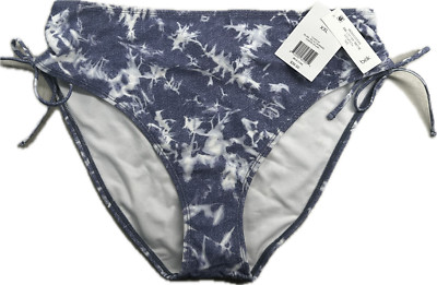 True Craft Womens Adjustable High Waist Swim Bottoms-Shibori Splash ...