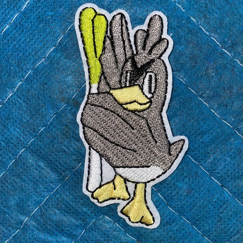Farfetch'd Normal Flying Type Pokemon Embroidered Iron On Patch | eBay
