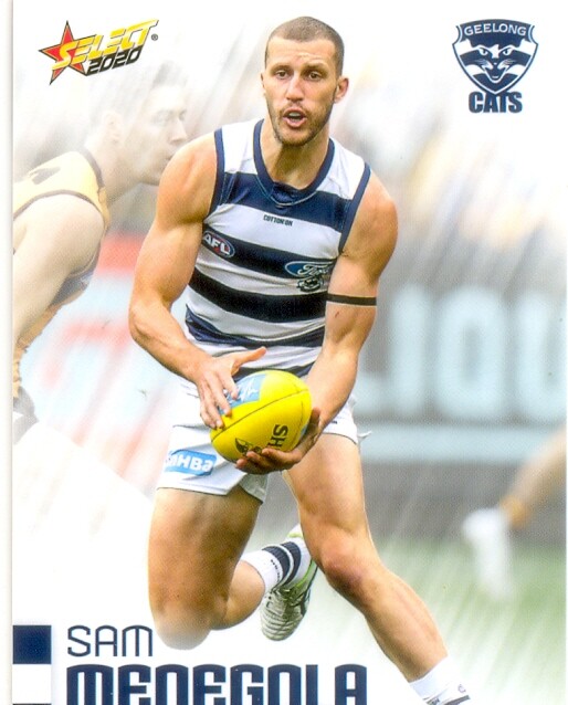 2020 AFL Select Footy Stars Common card 67 Sam Menegola - Geelong ...