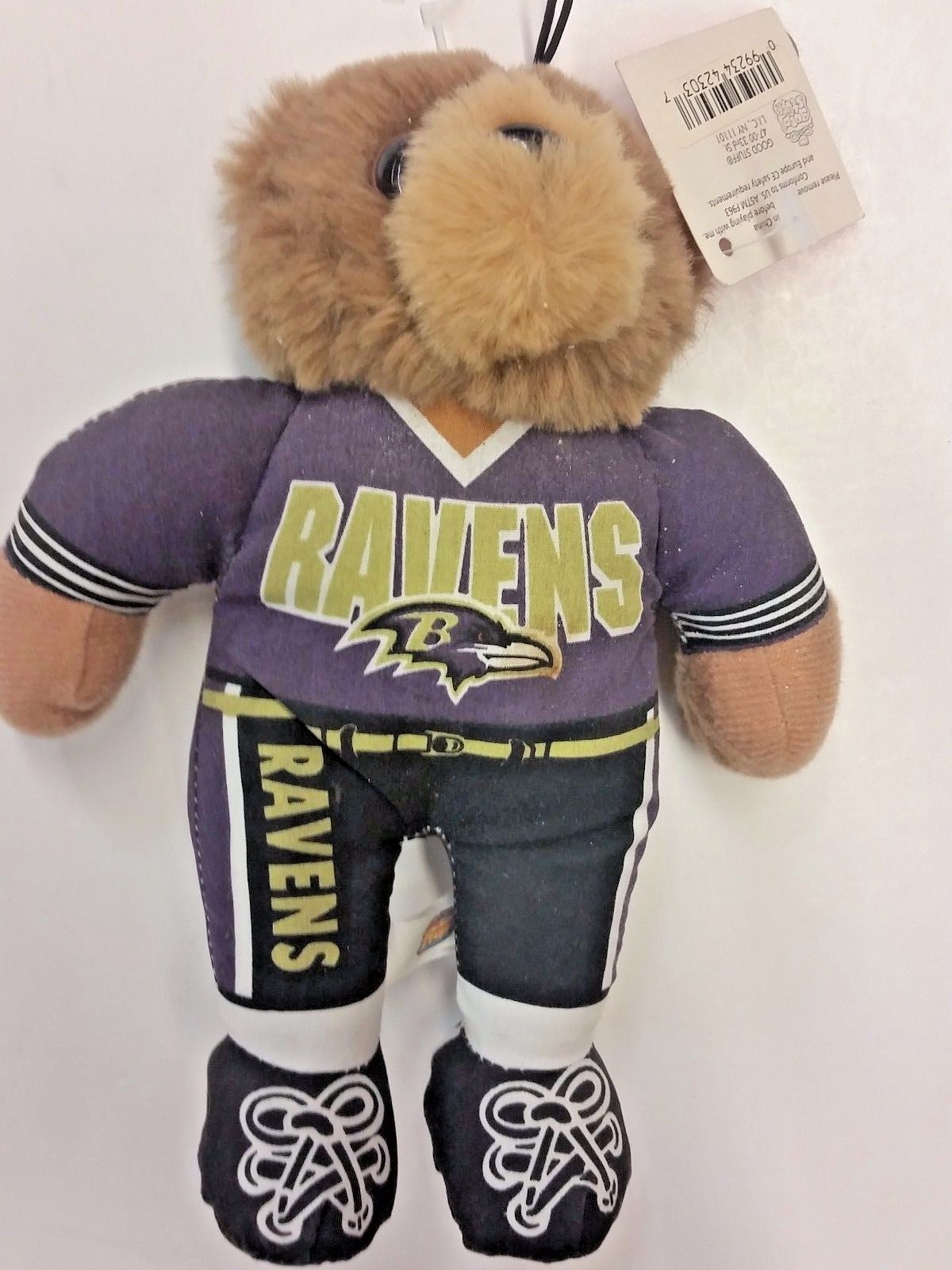 NFL Baltimore Ravens Teddy Bear Football Player Ornament, New | eBay