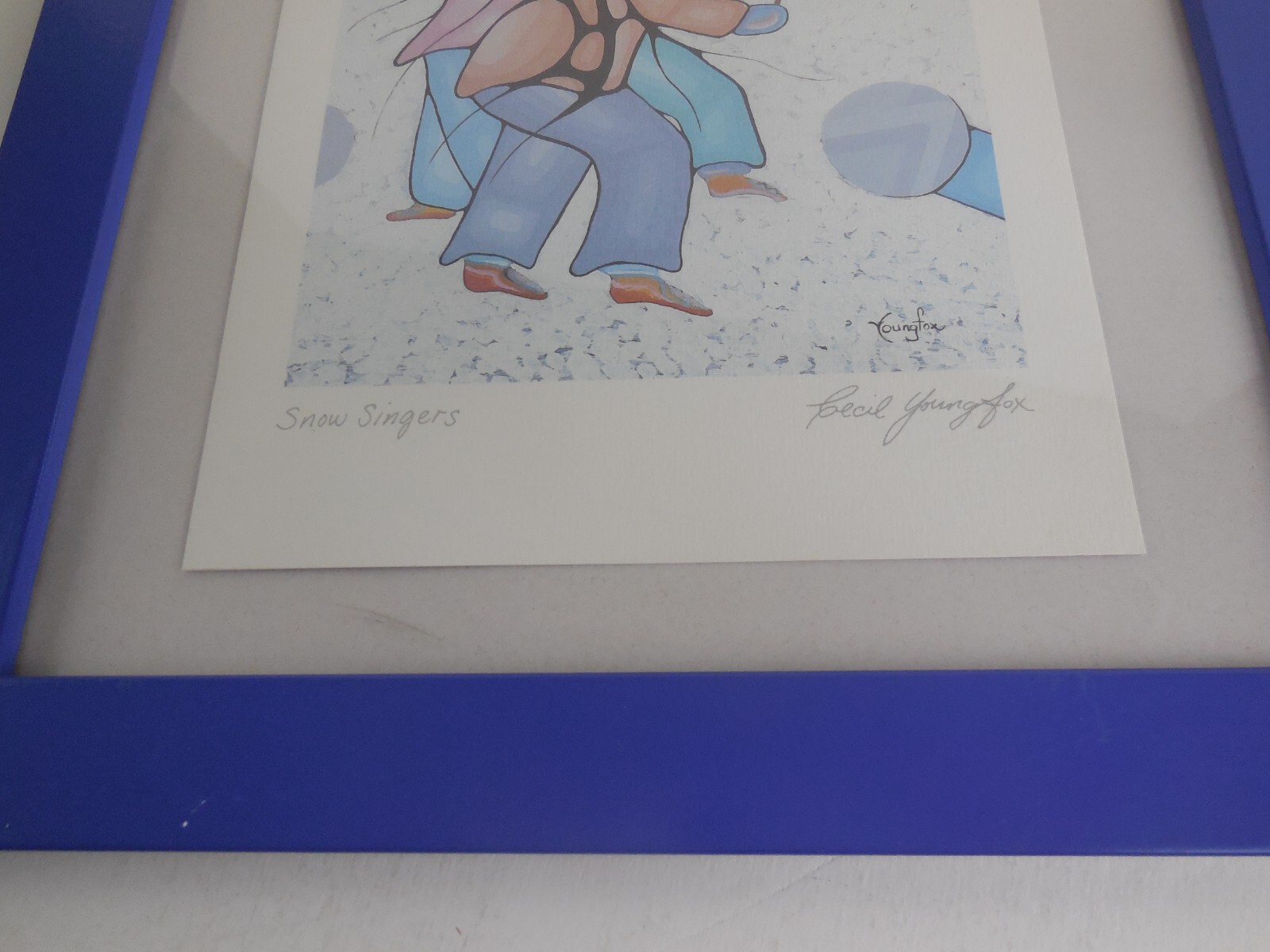 CECIL YOUNGFOX "Snow Singers" 6x9 Print Art Card Canadian Native Artist ...