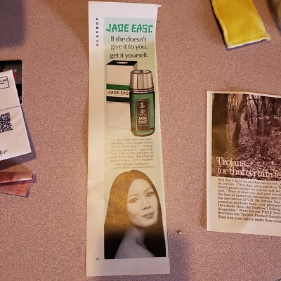 RARE 1973 Jade east Woman Cologne Vintage Print Ad Advertisement 70's ...