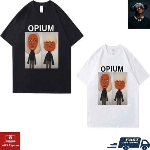Ken Carson Merch Tour OPIUM AGC A GREAT CHAOS OPIUM Spellout T-Shirt ...