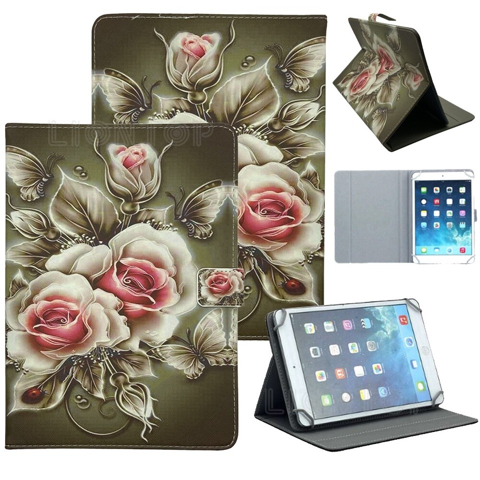 For Vortex Z Tab 10 10.1-Inch Tablet Universal Leather Case Cover-No ...