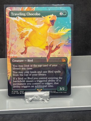 Traveling Chocobo #406 BORDERLESS X1 NM Final Fantasy Magic the ...