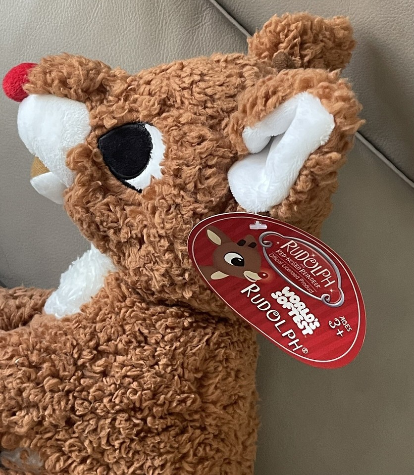 Rudolph Red Nosed Reindeer Beverly Hills Teddy Bear Company 12” Plush ...