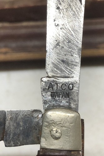 Vintage Atco 2 Blade Folding Pocket Knife #16 Japan | eBay