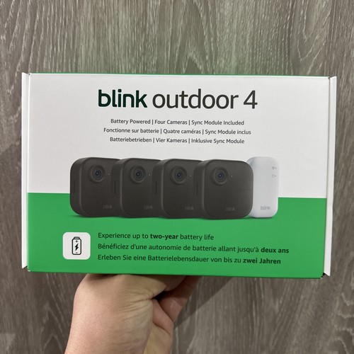 Blink Outdoor 4 Security Camera - 4 Camera System with Sync Module ...