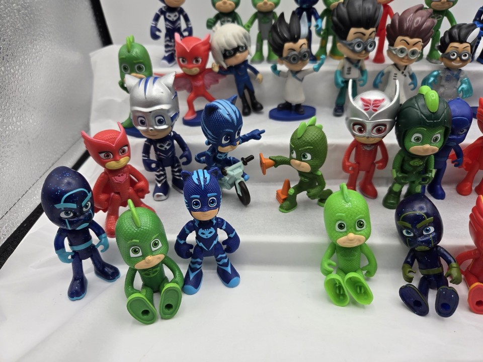 34~PJ Masks = Cat Boy Romeo Luna Gekko Owlette Night Ninja=HUGE LOT! | eBay