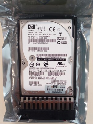 HP 146GB 10k SAS Hard Drive DG0146FARVU Dual-Port Hard Drive | eBay