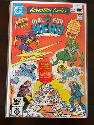 Adventure Comics Presents 479 Dial H for Hero High Grade 9.4 DC D70-41 ...