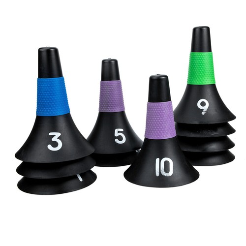 10 Pcs Basketball Training Logo Bucket Soccer Cones Child Football | eBay